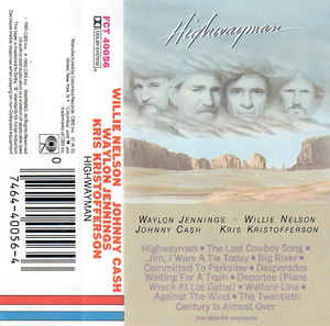 Waylon Jennings, Willie Nelson, Johnny Cash, Kris Kristofferson – Highwayman (Cassette) - Hi-Fi Hits